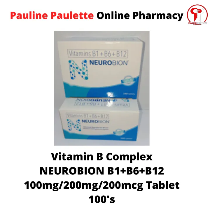 Vitamin B Complex NEUROBION B1+B6+B12 100mg/200mg/200mcg Tablet 100's ...