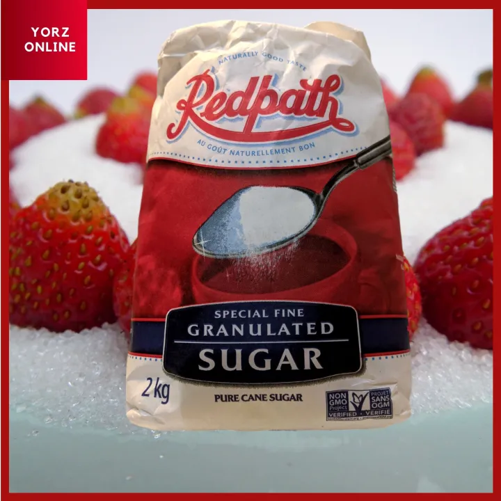 REDPATH GRANULATED WHITE SUGAR, PURE CANE SUGAR 2KG PRODUCT OF CANADA | Lazada PH