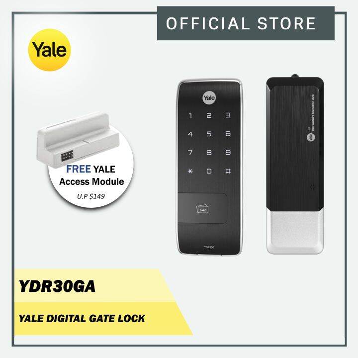 Yale YDR30GA Digital Gate Lock (FREE Yale Access Module) | Lazada Singapore
