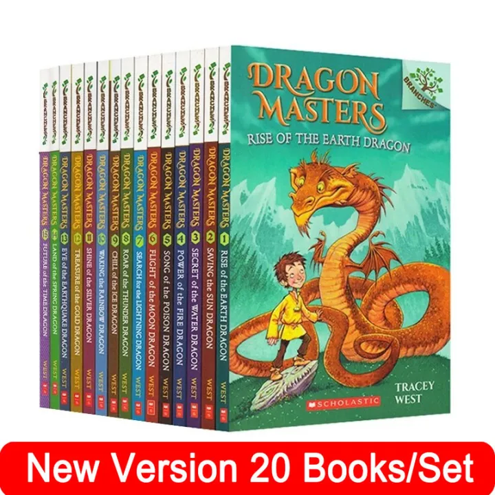 20 Pcs/Set Dragon Masters Children Books Kids English Reading Story ...