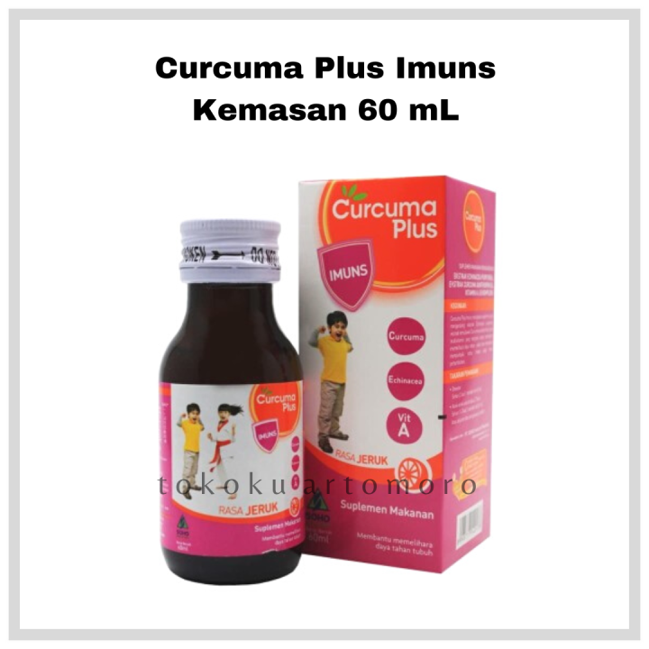 Curcuma Plus Imuns - Multivitamin Anak Ekstrak Temulawak Rasa Jeruk ...