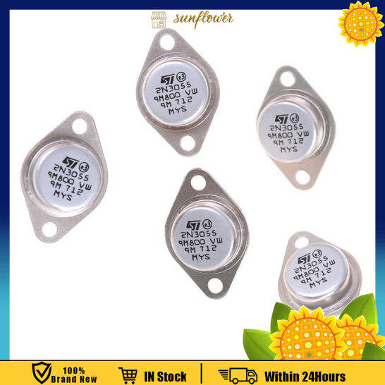 10Pcs MJ2955/2N3055 High Power Transistor 15A 100v NPN AF Amp Audio ...