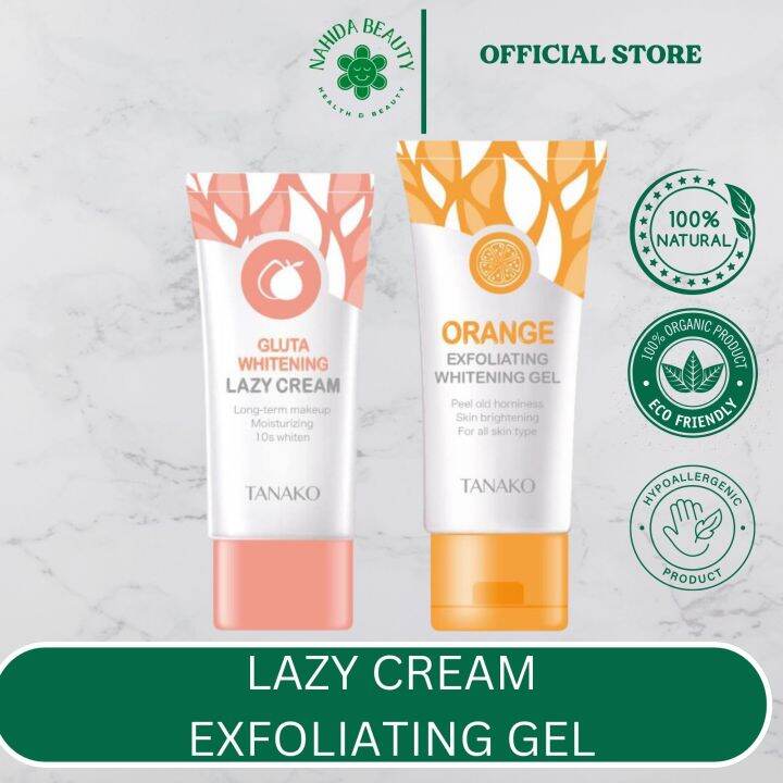 BEST SELLING! FDA TANAKO/SUNISA Gluta Whitening Lazy Cream Long Term ...