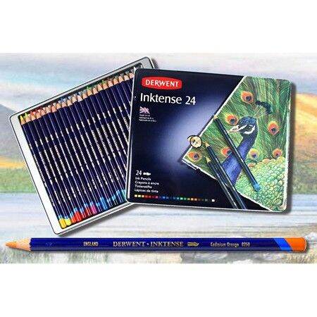 Derwent Inktense Pencils, Metal Tin 24 Colors☚ | Lazada PH