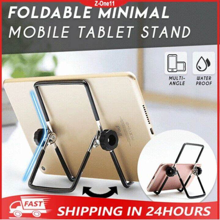 Stainless Steel Universal Adjustable Foldable Desktop Phone Tablet ...