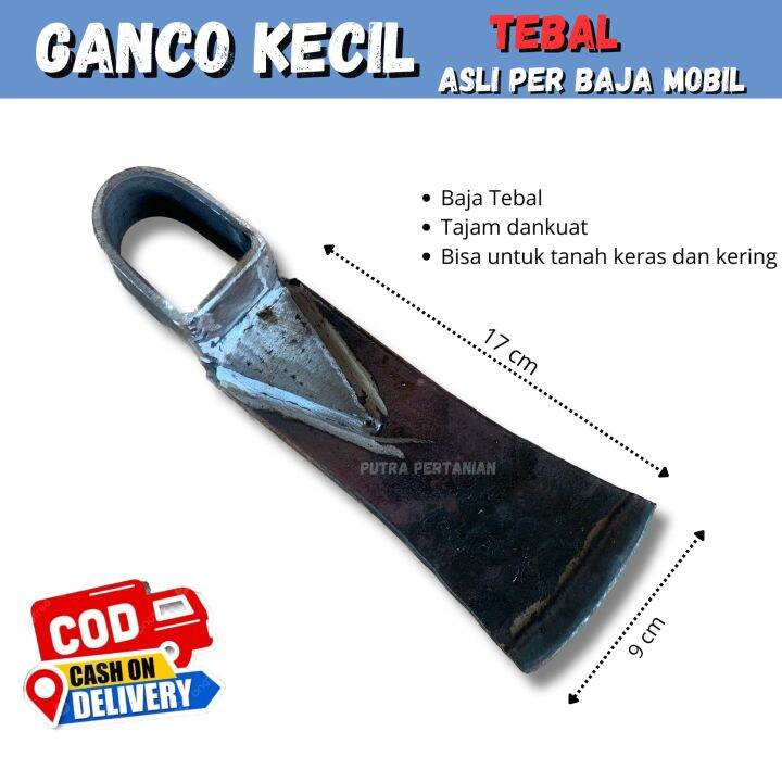 Ganco Alat Cangkul Tanah Kering Baja Per Asli - Cangkul Gancu Tebal ...