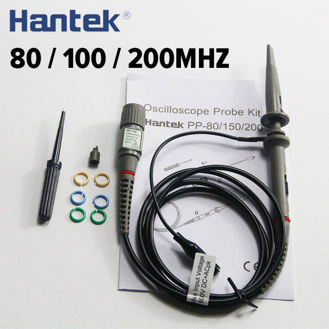 Hantek PP-80 PP-150 PP-200 Oscilloscope Probes x1 60MHZ 100MHZ 200MHZ ...