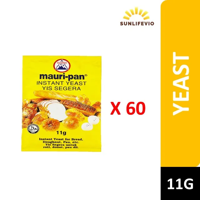 MAURI YEAST | MARIPAN YEAST IBU ROTI | YIS SEGERA 11GM x 60 | Lazada