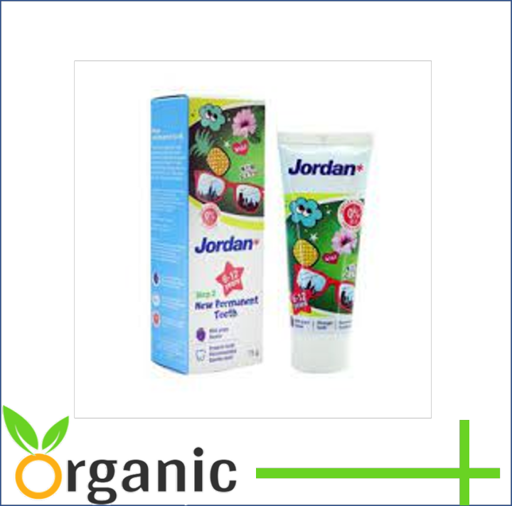 Jordan Kid's Toothpaste (Step 2) (6-12 years) 75gm | Lazada