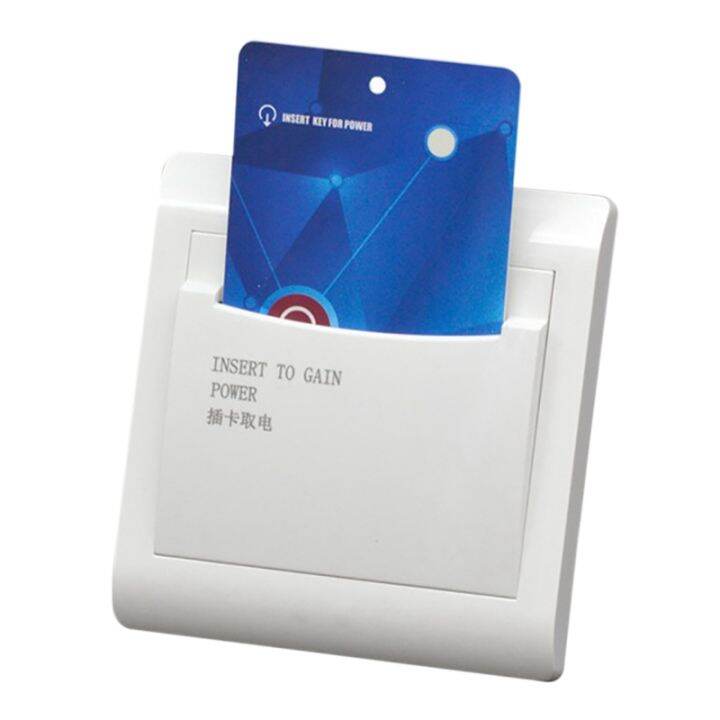 with 3 Card Hotel House Guest Room Wall Reader Switch 40A Energy Saving ...