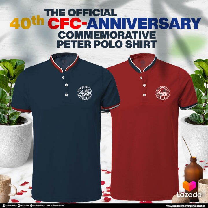CFC 40th Anniversary Limited Edition Polo Shirt | Lazada PH