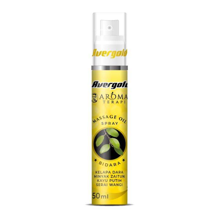 AVERGOLD Massage Oil Spray 50ml Semburan Bidara Afigold Afiat Gold ...
