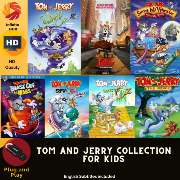 32GB Pendrive TOM and Jerry Cartoon Collection for Kids compatible with ...