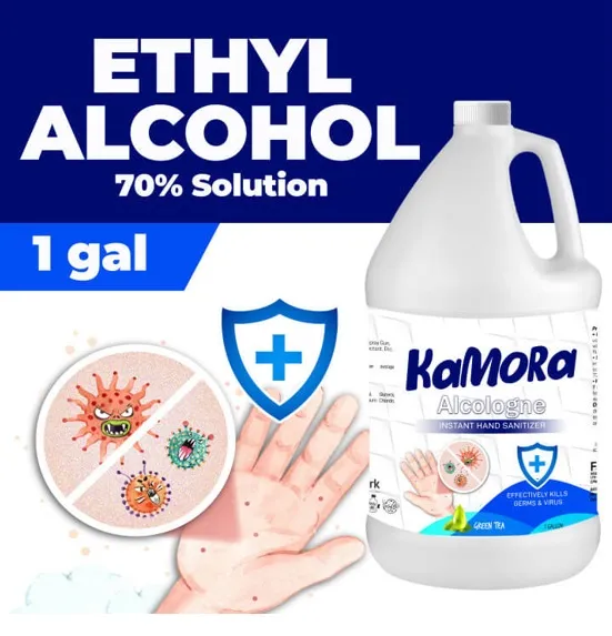 (G) Kamora 70% Solution / Ethyl Alcohol FDA APPROVE / Alcologne ...