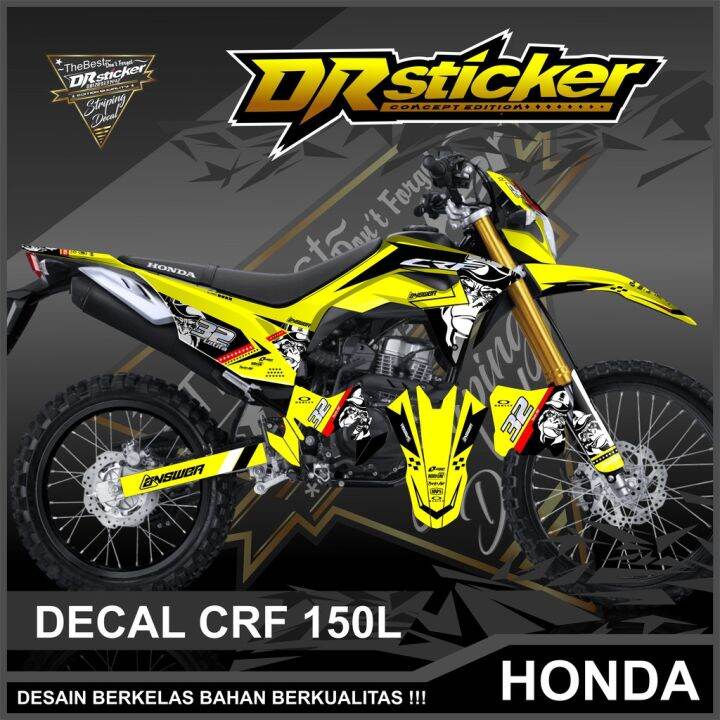 Decal Full Body CRF 150L New Desain Racing Full Body Decal CRF 150 ...