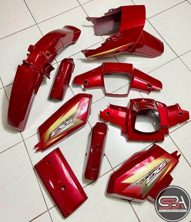Coverset Bodyset Original Boon Siew Honda BSH EX5 Dream Red Colour - Set Complete Original Honda ...