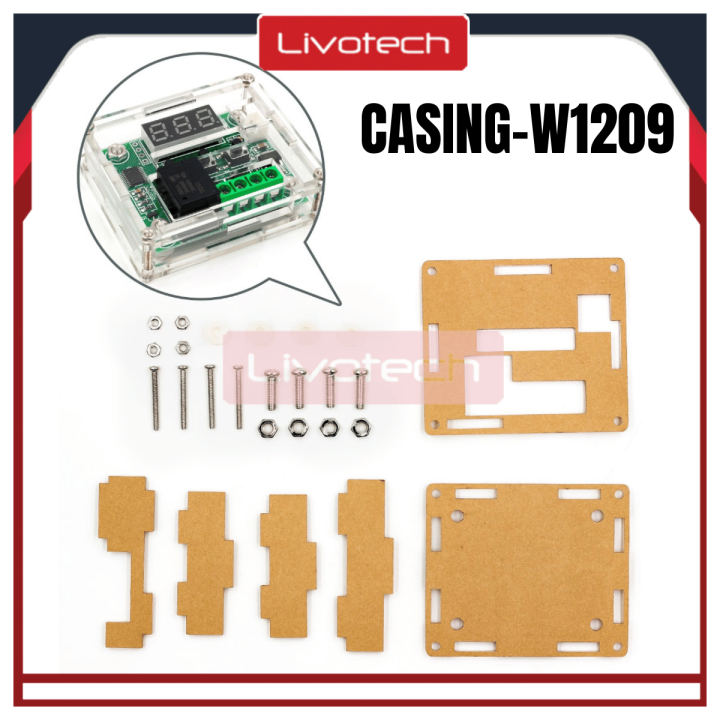Casing Thermostat W-1209 Clear Bening Akrilik Box Acrylic Case Shell | Lazada Indonesia