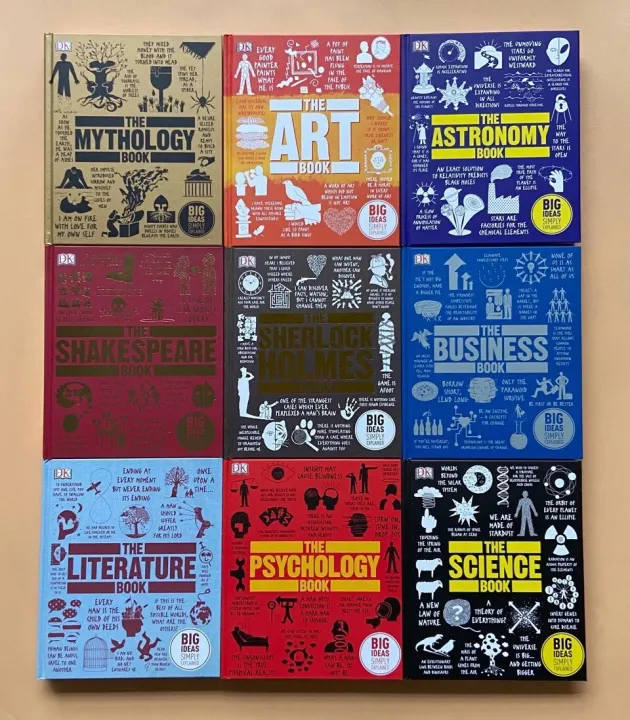 DK Big Ideas Simply Explained 9 books set hardcover,English encyclopedias for children and ...