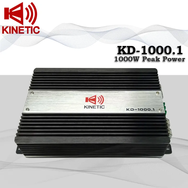 Kinetic KD-1000.1 (1000 Peak Power) | Lazada PH