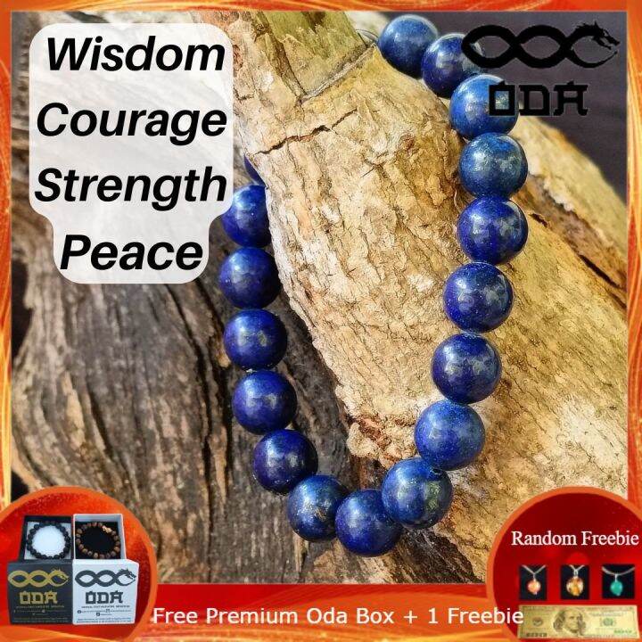 Lapis Lazuli Bracelet (Wisdom, Courage, Strength) Authentic Crystal {Source Russia} | Lazada PH