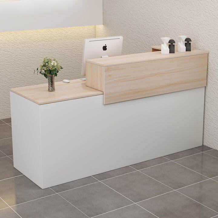 Cashier shop small clothing store front desk reception desk simple ...