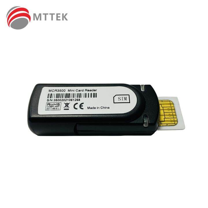 [HOT W] MCR3500 Mini card reader - PC/SC PSAM SIM PKI Identification ...