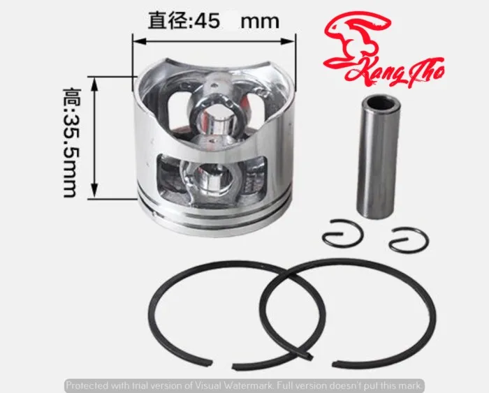 Piston Kit Set w/ Ring Piston Mesin Chainsaw 5200 45mm | Lazada Indonesia