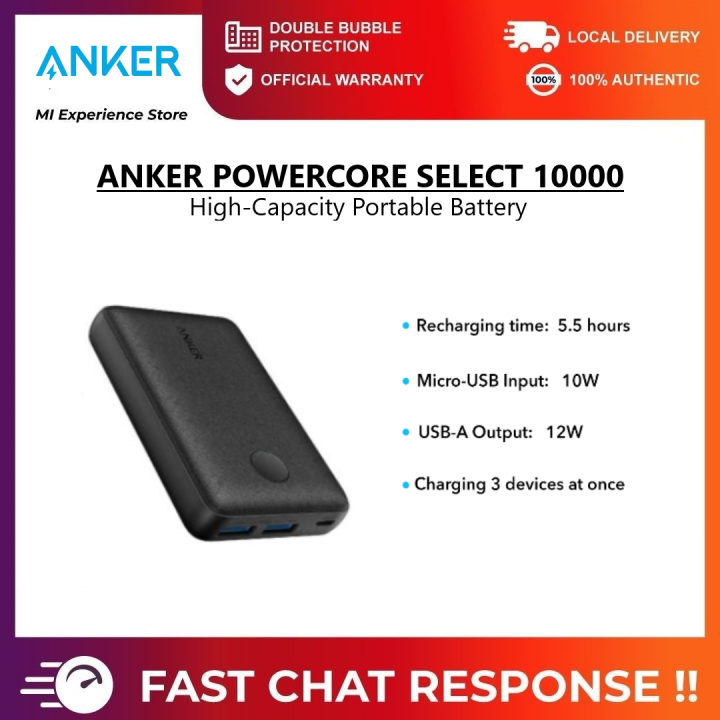 ANKER POWERCORE SELECT 10000 | Lazada