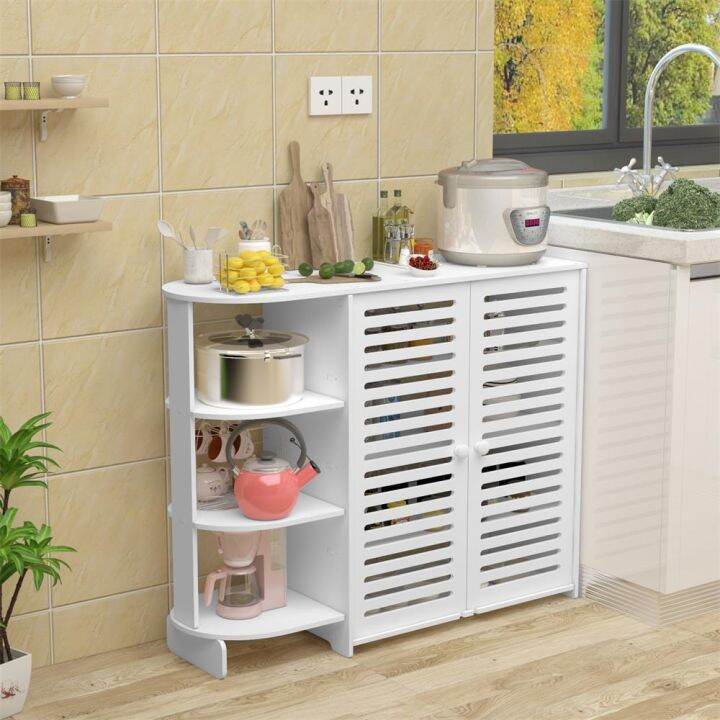 Kitchen side wall storage cabinet modern design storage rack ...