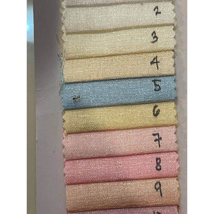 [Ready Stock] Metallic Gazar 60 (Per Yard)FABRICS | Lazada PH