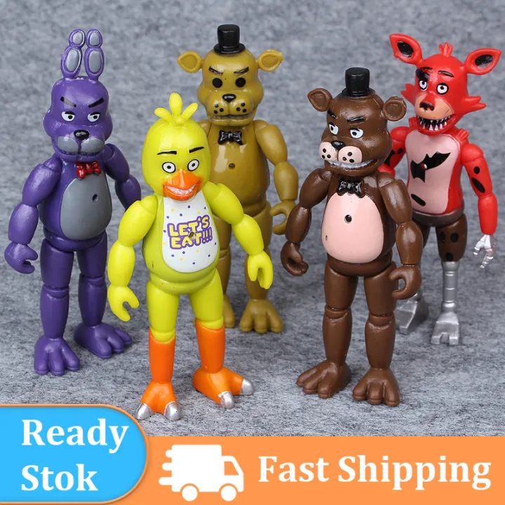 Fastshipment 5Pcs/pack Five Nights At Freddy's FNAF with Lighting ...