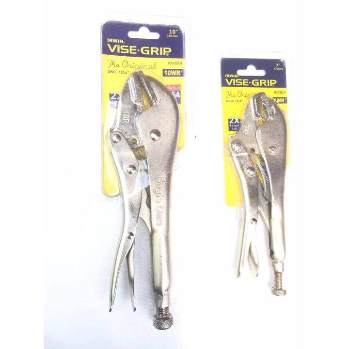 VISE GRIP IRWIN straight jaw 7'' and 10'' | Lazada PH