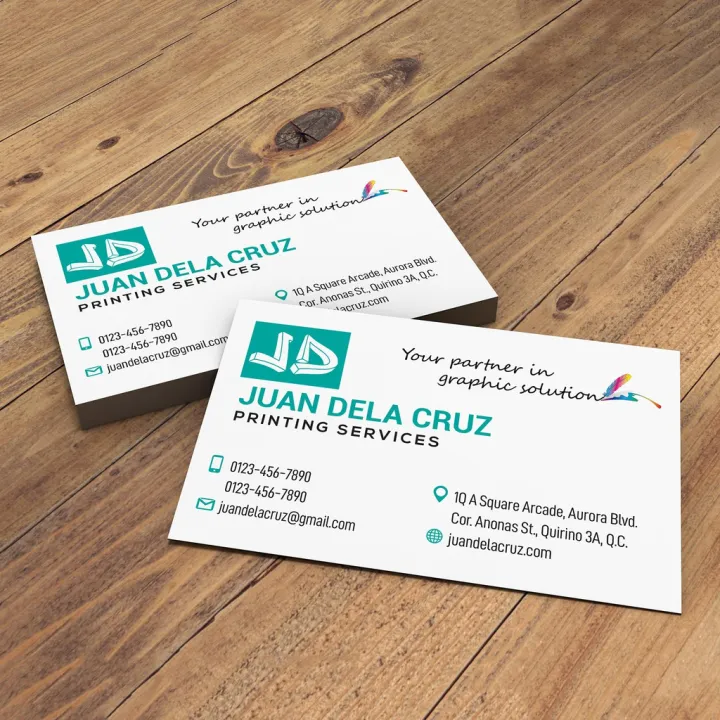 Calling Card / Business Card with Matte & Glossy Lamination - 100pcs ...