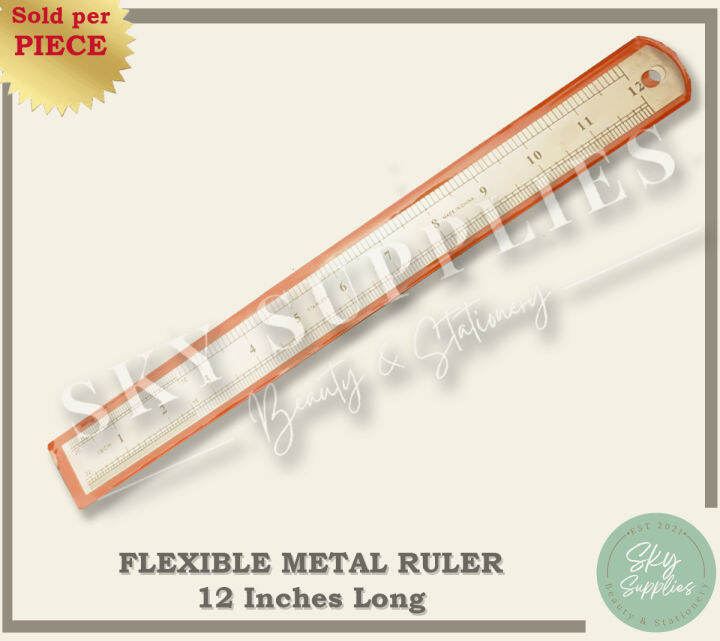 Flexible Metal Ruler 12inches | Lazada PH