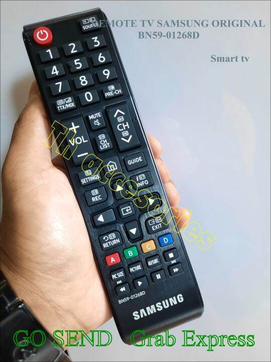 Remote tv Samsung Smart tv UHD 4K original BN59-01268D pengganti Model BN59-01303A | Lazada ...