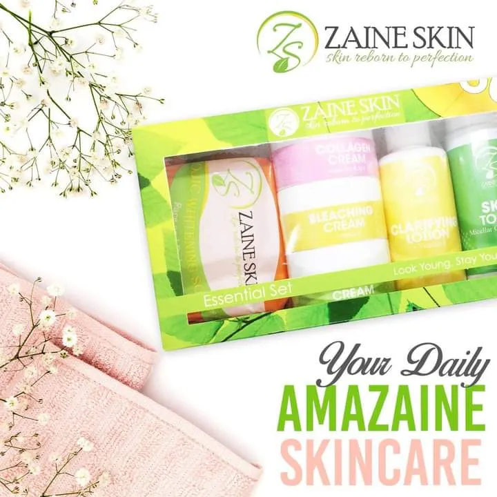 ZAINE SKIN BASIC ESSENTIAL SET Look Young Stay Young (New Label ...