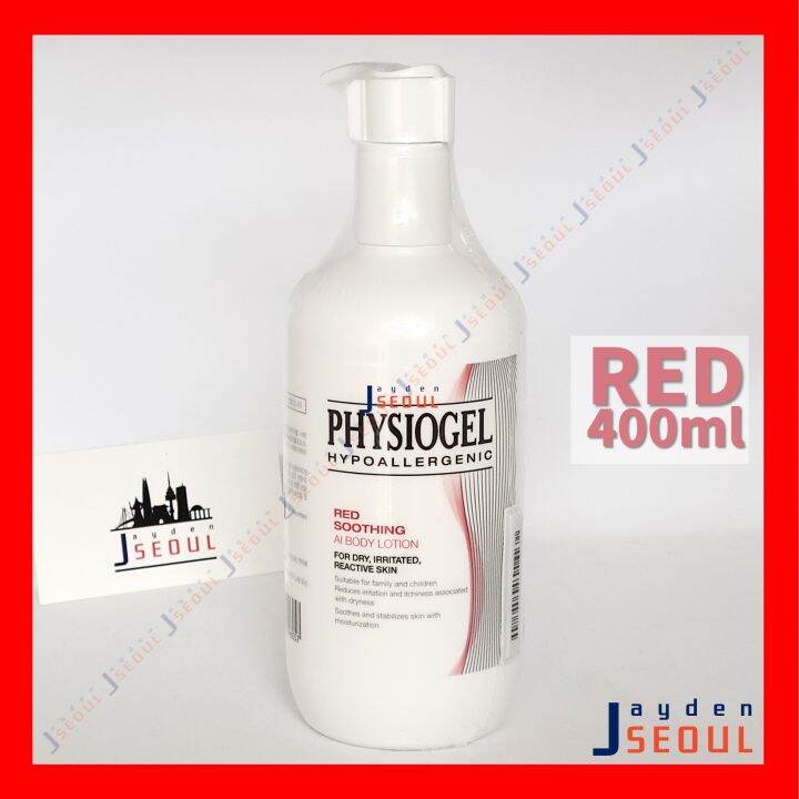 [PHYSIOGEL] Red Soothing(Calming Relief) AI Body Lotion 400ml | Lazada PH