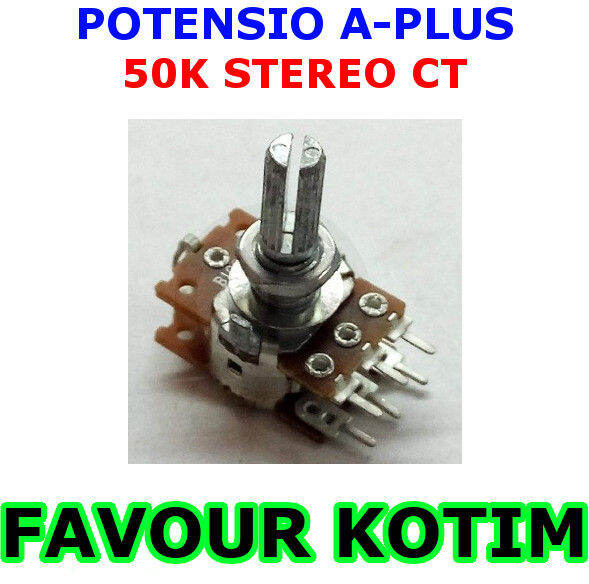 POTENSIOMETER 50K POTENSIO STEREO CT B50K A-PLUS GOOD QUALITY FVKOTIM ...
