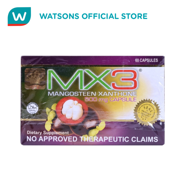 MX3 Mangosteen Xanthone 500mg 1 Capsule | Lazada PH