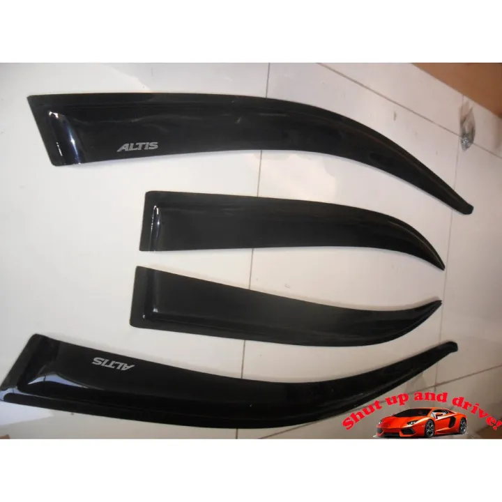 durable Rain Visor Window Door Guard for Toyota Altis 2001 2002 2003 ...