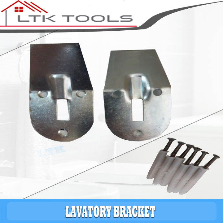 lavatory brackets 2pcs with tox and screw for tiles in wall mount ...