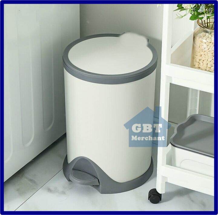 LAVA 12Lt Step Dustbin | Sanitary Bin | Pedal Dustbin | Tong Sampah ...