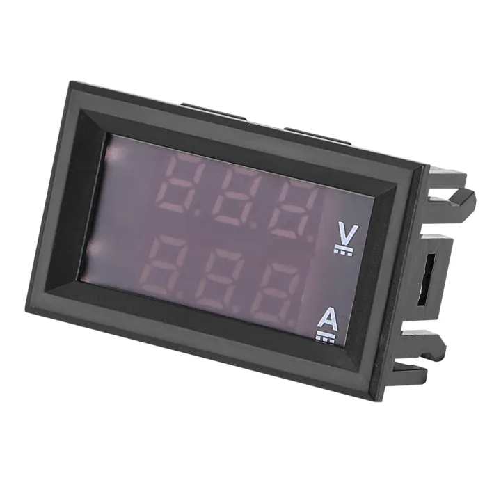 DC 100V 10A with Cable Amperemeter Voltage Indicator Tester Mini ...