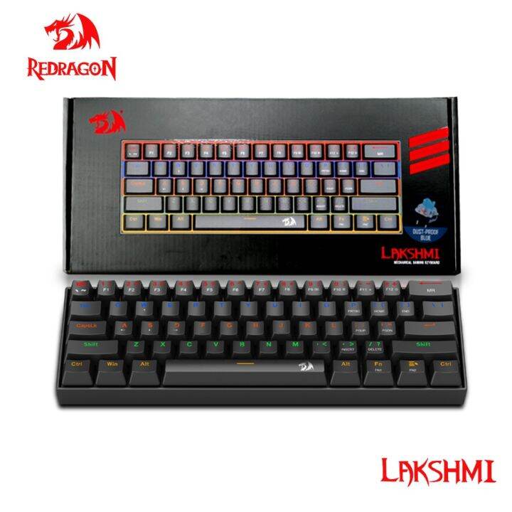 Redragon Lakshmi K606 Rainbow USB Mechanical Gaming Keyboard Blue ...