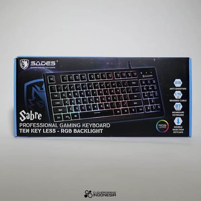 Sades Keyboard Sabre RGB TKL - Gaming Keyboard - Garansi Resmi | Lazada ...