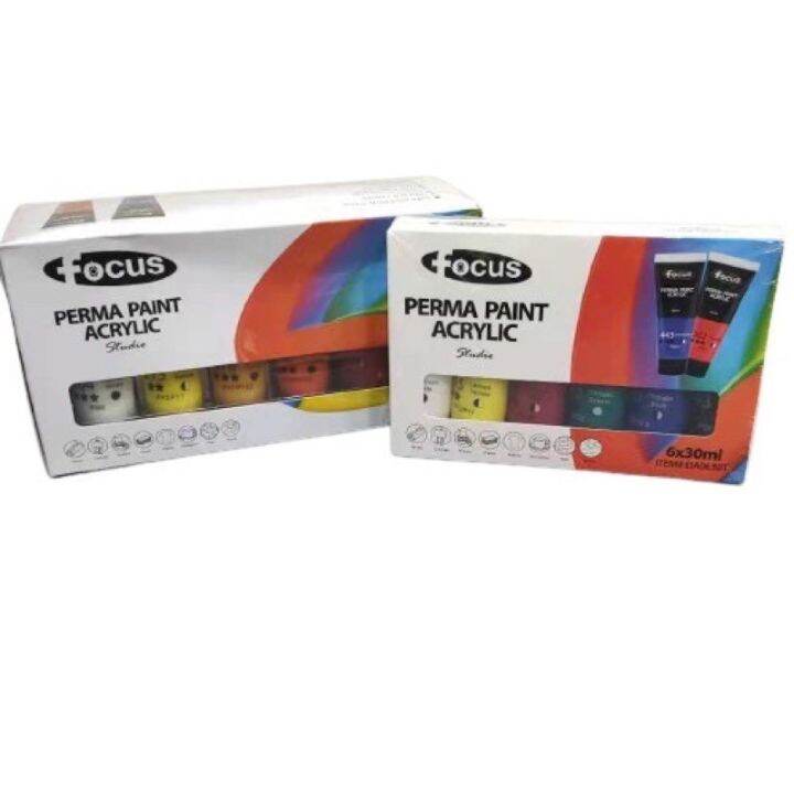 Focus Perma Paint Acrylic Paint Tubes | Lazada PH