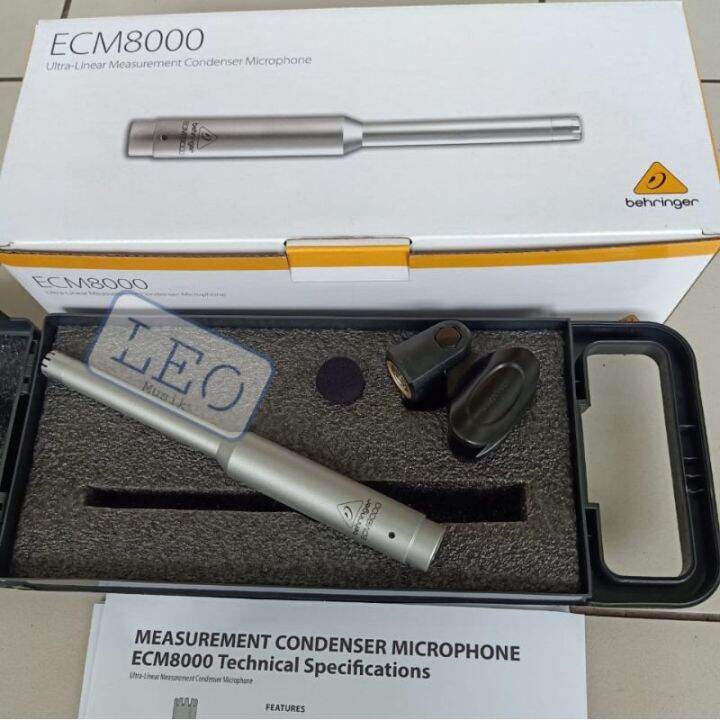 BEHRINGER MICROPHONE ECM 8000 ECM8000 CONDENSER MIC ORIGINAL | Lazada ...