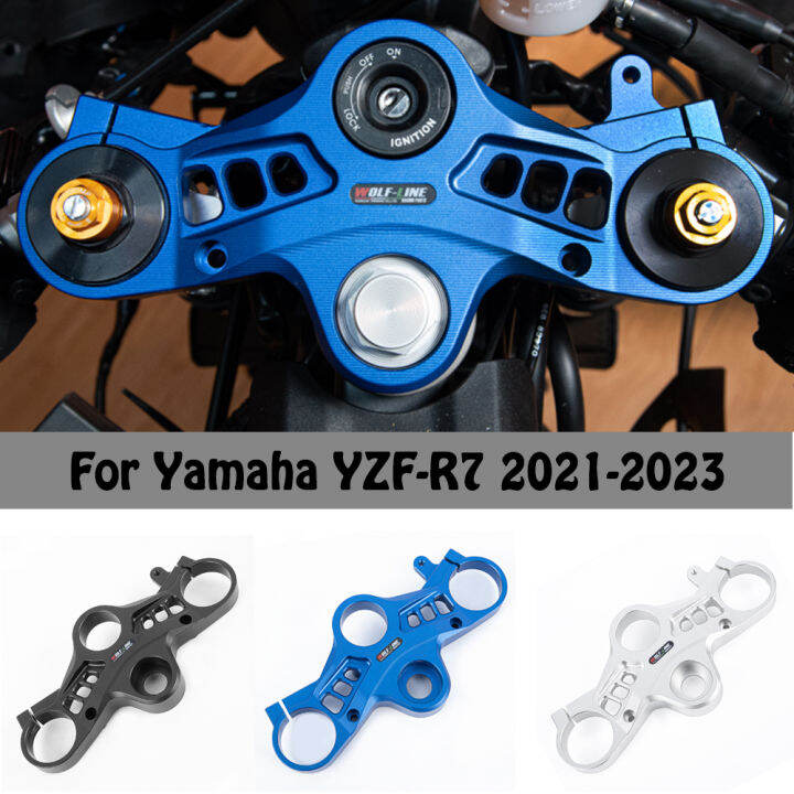 Allotmark Motorcycle CNC Aluminum Lowering Trident Tree Front Top ...