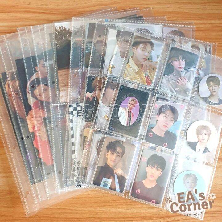 [EA's Corner] [A4] 4- Rings Binder Refill Type B (9 1 2 3 4-Pockets ...