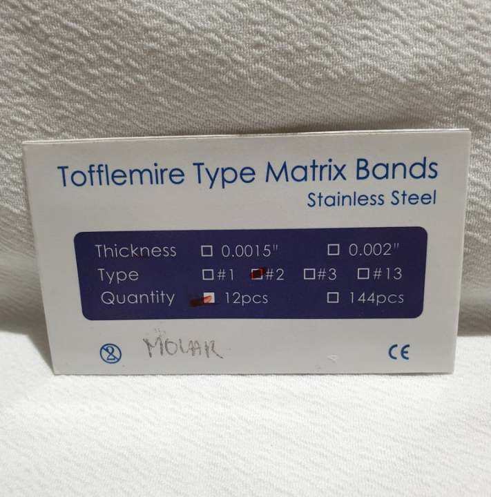 Molar Matrix Bands sold per pack | Lazada PH